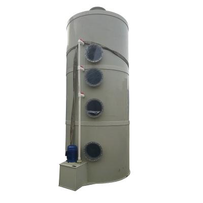 China 3000mm Diameter Industrial Flue Gas PP Wet Scrubber Absorption Column 2000-3500 m3/h for sale