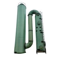 China 3000mm Diameter Industrial Flue Gas PP Wet Scrubber Absorption Column 2000-3500 m3/h for sale