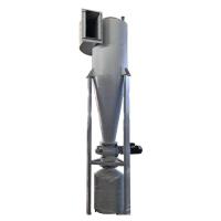 China Industrial Cyclone Separator Dust Collector 600mm Diameter 3200m³/h Air Volume for Carbon Steel Dust Collection for sale
