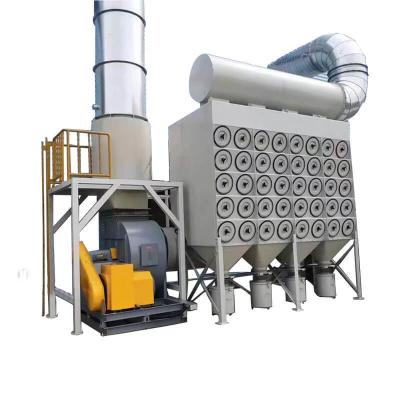 China 1100 kg Industrial Cartridge Dust Collector for Sandblasting Grinding 184 m² Filter Area for sale