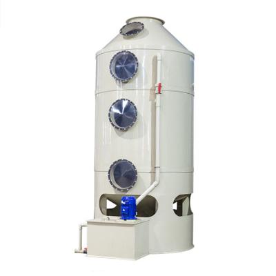 China 700 kg ODM Environmental Waste Gas Treatment Horizontal Gas Scrubber 2000-3500 m3/h for sale