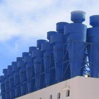 China Cyclone Dust Collector for Cement Kiln 5μm Particle Removal 80-85% Efficiency Customized for sale