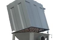China Custom Pulse Valve Metal Dust Collector 0.3 Micron 240 Filter Area for Air Purification for sale