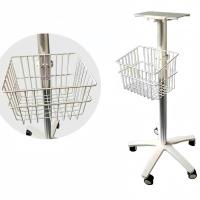 China Patient Monitor Trolley 50 Lb Load Capacity Medical Equipment Cart for Hospital and Beauty Use for sale