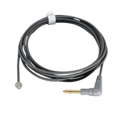 China Duosense 900IW001 Reusable Skin Temperature Probe Cable Compatible Cable 0.09 inch Black for sale