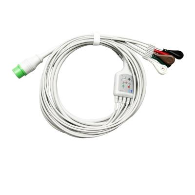 China Compatible 12-Pin ECG Cable with Leads for Xtron 712T 3.2m Medical Consumables for sale