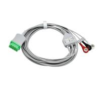 China One Piece Series ECG Cable 11 Pin 3 Leads Medical Consumables Compatible with Dash4000 Model B1-1201S3AZ CE Certified for sale