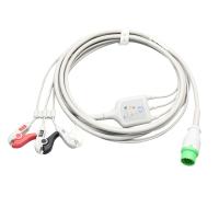 China Compatible Comen 8000E 12-Lead ECG Cable 3.2m for C50 C30 C70 C80 NC8 Monitor for sale