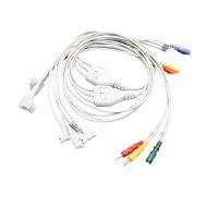 China 10 Lead 4.0mm Banana Plug ECG Lead Wires 3.2m Medical Consumables Compatible with TC30 TC50 TC70 for sale