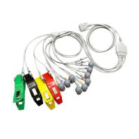 China MAC1800 Compatible ECG Cable KD3-VB12I 26 Pin 18 Lead Grey 1.1m CE Certified Medical Consumable for sale