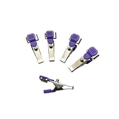China Universal Reusable Veterinary ECG Electrode Clip 3mm 4mm Sizes Compatible Animal EKG Monitoring for sale