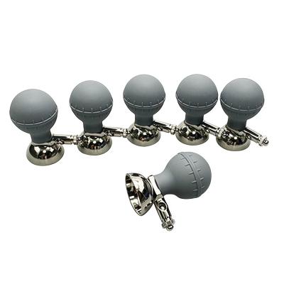 China Adult Multifunctional ECG Suction Ball 3mm 4mm Grey Matte Surface CE Certified Class II Medical Consumables for sale
