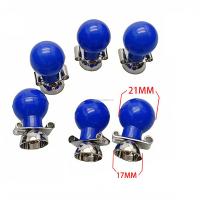 China Children ECG Electrodes 21mm with 3.0mm DIN Plug or 4mm Banana CE Certified Class I Blue for sale