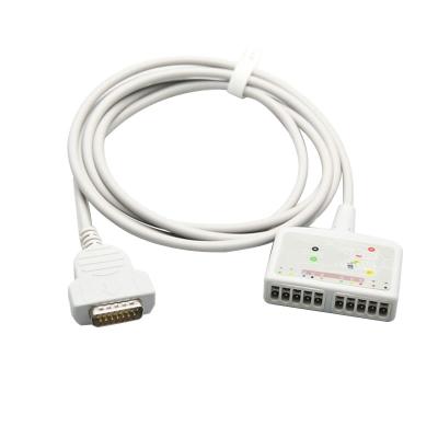China European Standard Ten-Lead ECG Main Cable 2.7m Compatible Marquette 1200 CE Certified for sale
