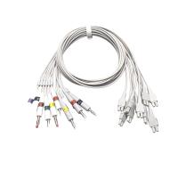 China Bangjian Compatible GE MAC500/800/1100/1200/1200ST Ten-Lead ECG Split Lead Cable 120cm for sale