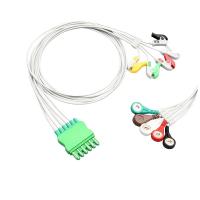 China Eco-Friendly Ozone Disinfectant ECG Monitoring Button Clip Compatible with SC9000 7000 5 Lead 6 Lead Medical Consumables for sale