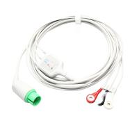 China Compatible PM7000 ECG Cable 3 Leads 3.2 Meter for Huasheng Huateng Nuocheng Bafang Kerikang Monitors for sale