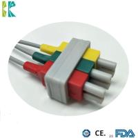 China M1601A M1611A Compatible 3-Lead ECG Trunk Cable 0.9m TPU Patient Monitor Leads for sale