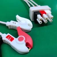 China M1601A M1611A Compatible 3-Lead ECG Trunk Cable 0.9m TPU Patient Monitor Leads for sale