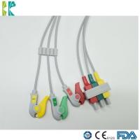 China M1601A M1611A Compatible 3-Lead ECG Trunk Cable 0.9m TPU Patient Monitor Leads for sale