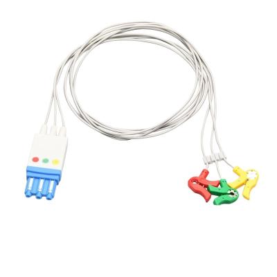 China Newborn ECG Trunk Cable and Leads for Patient Monitor Compatible with M3000A 78352C 0.9m for sale