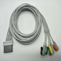China For Schiller Eos Type Five Compatible Medical Consumables Five-Lead ECG Monitoring Disinfecting Cable For Split ECG for sale