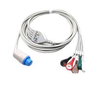 China Compatible AS3CS310 5-Lead ECG Lead Wire 2.4m Cable 0.9m Leads Medical Consumables for sale