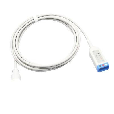 China KB2-2601G3A 12-Pin Three-Lead ECG Main Cable 2.5m White Compatible with Philips Monitors for sale