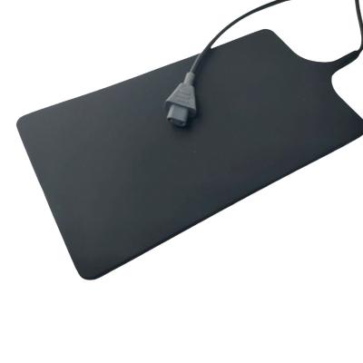 China Two Hole Silicone Negative Electrode Plate Reusable ESU Grounding Plate CE Certified 3 Meter for sale