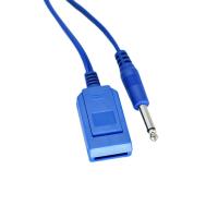 China Patient Return Electrode Cable 6.3mm Plug 2.8m CE Certified Medical Grounding Pad for Electrosurgery for sale