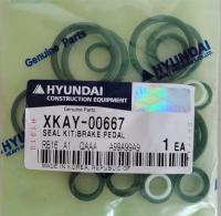 China Custom Excavator Seal Kit XKAY-00667 for R275LC-9T Remote Control Pedal for sale