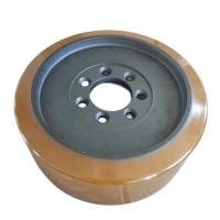 China ODM Forklift Spare Part Wheel 9815054219 R14 R16 Pu Drive Wheel 343x135x80 for sale