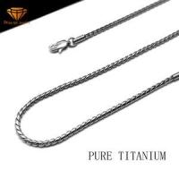 China New Pure Titanium Snake Bone Chain S Chain Seamless Welding Collarbone Chain Encrypted Sweater Chain Titanium Necklace for Men and Women 2.5mm Tinl5831 for sale