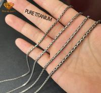 China Pure Titanium Snake Chain 2.2/2.5/3.0/3.3 Rough Smooth Necklace Bracelet Collarbone Chain Wholesale DIY Chain Jewelry Titasl33 for sale