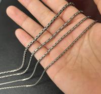 China Pure Titanium Snake Chain 2.2/2.5/3.0/3.3 Rough Smooth Necklace Bracelet Collarbone Chain Wholesale DIY Chain Jewelry Titasl33 for sale
