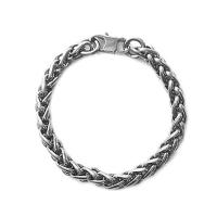 China Pure Titanium 7.0mm Keel Chain Cuban Chain Bold and Encrypted Twisted Chain European and American Trend Hip-Hop Titanium Necklace Tita2491 for sale
