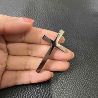 China Pure Titanium Cross Pendant Necklace Non Allergic Engraved Pattern Jewelry, Hip-Hop Titanium Necklace Tink2950 for sale