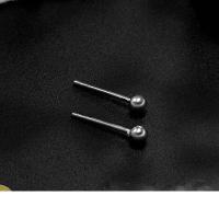 China Pure Titanium Earrings Anti Allergic Non Rusting Ear Hole Nourishing Titanium Alloy Earrings Medical Titanium Ball Piercing Accessories for sale