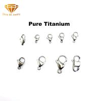 China Pure Titanium Lobster Buckle Chain Connection Jump Rings Jewelry Clasps Titanb9 for sale