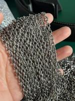 China Pure Titanium Denim Chain Box Chain O-Shaped Chain Fried Dough Twists Chain Titanium Bead Chain Dragon Chain Titanium Angle Chain Wholesale Jewelry Titachbx30 for sale