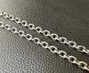 China Pure Titanium Necklace O-Chain Ultra-Light Rust-Free Necklace 5.2mm Personality Chain Retro Solid Titanium Chain Tnnl2228-5.2 for sale