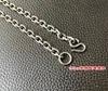 China Pure Titanium Necklace O-Chain 7mm Personality Retro Single Solid Titanium Chain Tinl2228 for sale