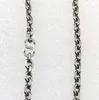 China Pure Titanium Necklace O-Chain 7mm Personality Retro Single Solid Titanium Chain Tinl2228 for sale