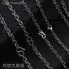 China Pure Titanium Necklace O-Chain Ultra-Light Rust-Free Necklace 5.2mm 7mm Personality Chain Retro Men's and Women's Single Solid Titanium Chain Tnnl2228 for sale