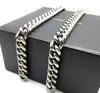 China Pure Titanium Denim Chain Cuban Chain Bold and Encrypted Twisted Chain European and American Trend Hip-Hop Necklace Tinb2462 for sale