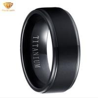 China High Quality Simple Men's Fashion Solid Titanium Ring for Men Jewelry Tr2619 for sale