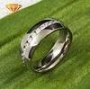China Fashion Ring Pure Titanium Ring Silver Jewelry Gemstone Diamont Wedding Engagement Rings Tr1902 for sale