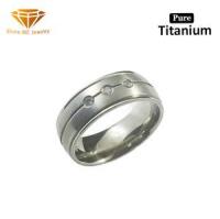 China Jewelry High Quality Fashion Ring Pure Titanium Wedding Ring Tr1993 for sale