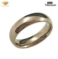 China Fashion Ring Body Jewelry Titanium Jewelry Pure Titanium Band Plain Ring Titanium Wedding Rings Tr2028 for sale