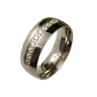 China Ring Jewelry Pure Titanium Ring Diamond Wedding Ring for Men and Women (TR1989) for sale
